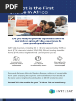 DSTV Compact Package Channels | PDF | Broadcasting | Television Network