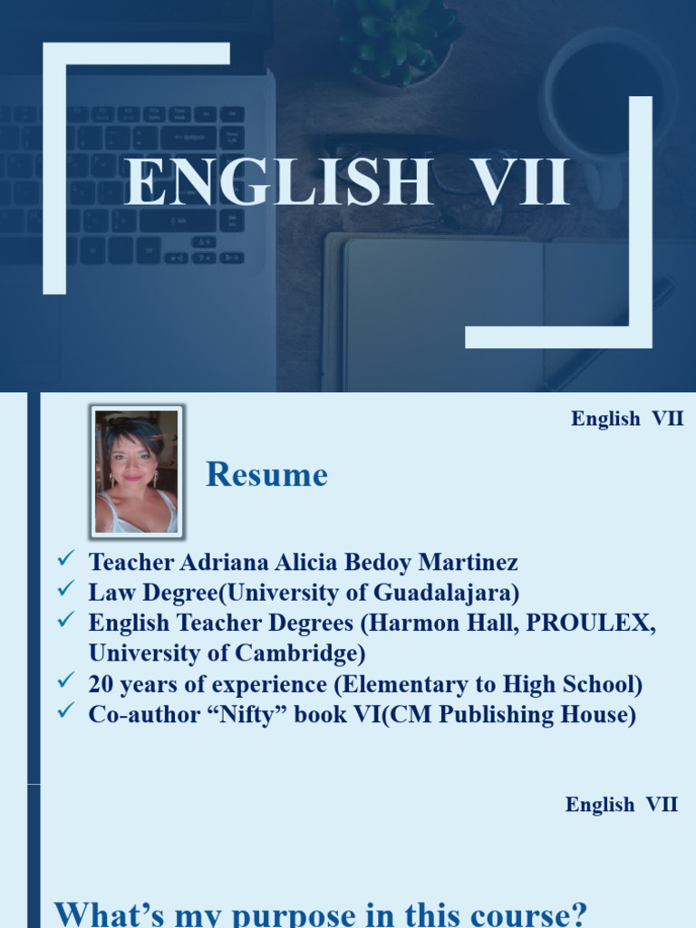 Introducing My Class - English VII | PDF | English Language | Linguistics