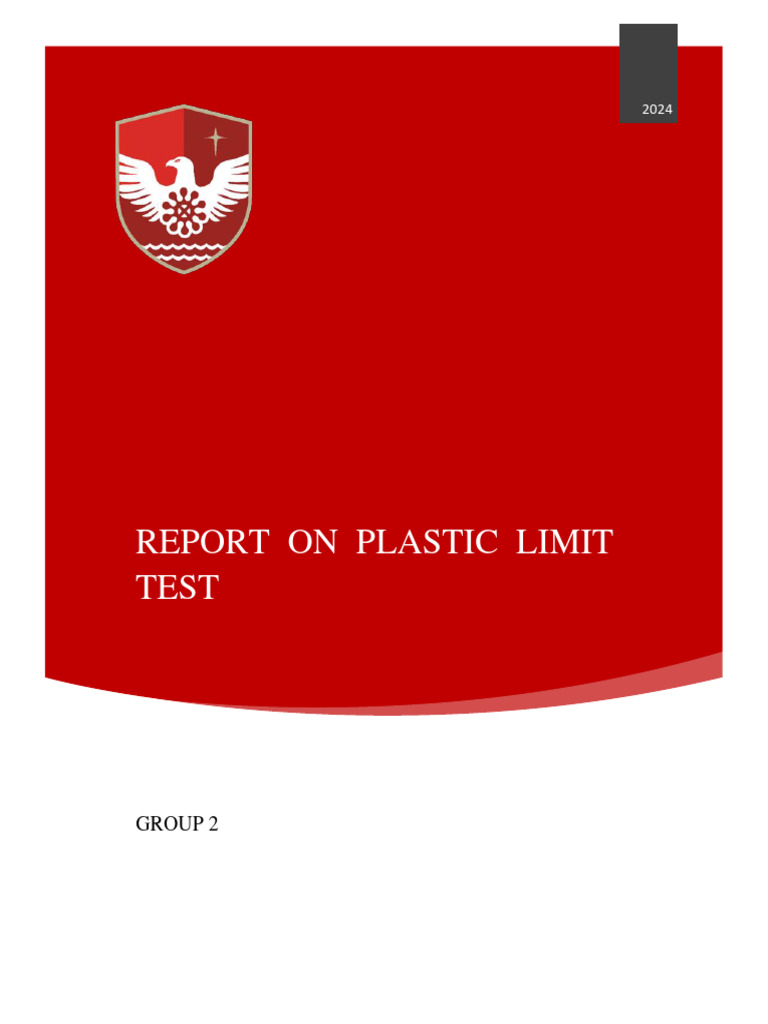 Plastic Limit Test - Group 2 | PDF | Applied And Interdisciplinary ...