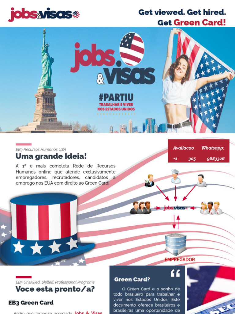 EB3 USA Program Aos Brasileiros | PDF | Família | Os Estados Unidos