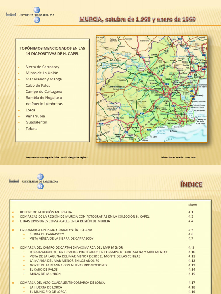 MURCIA Informaciones Generales | PDF | Ciencias de la Tierra