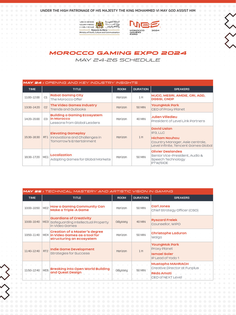 Planning Global MGE 23 Mai | PDF | Video Games | Gaming