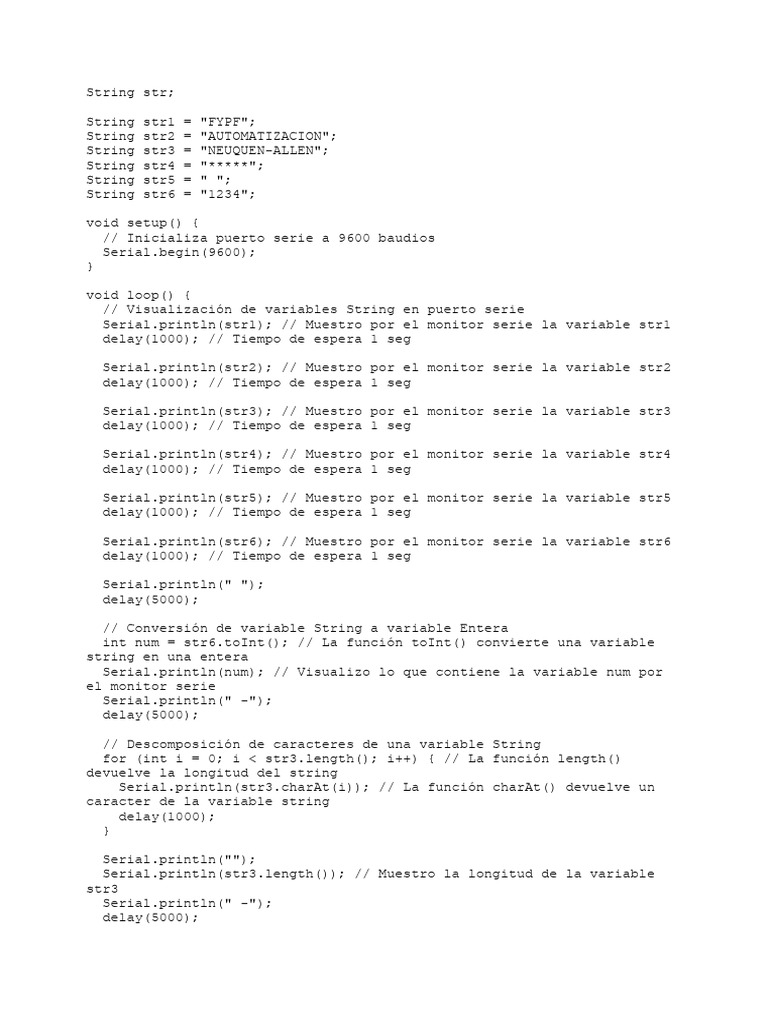 Actividad Utilizaci N de Variables | PDF | Programación de computadoras