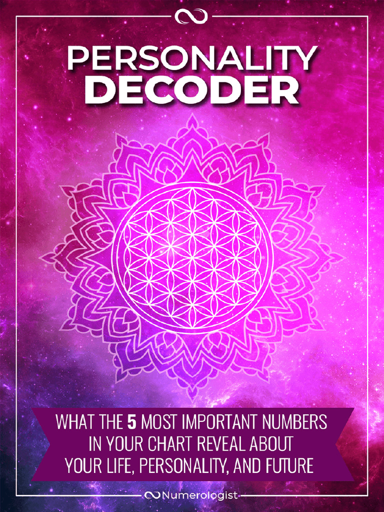 Numerology Personality Decoder | PDF | Thought | Soul