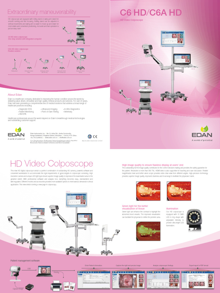 Brochure - Colposcope c6 HD | PDF | Imaging