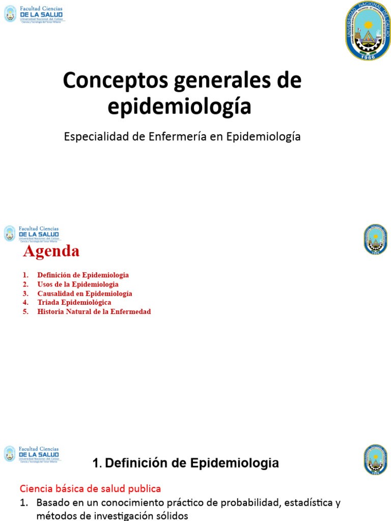 Conceptos Generales de Epidemiologia | PDF | Epidemiología | Diagnostico medico
