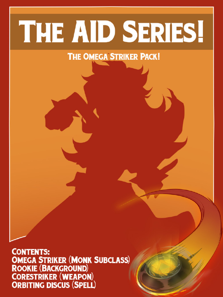5E Monk Subclass: Omega Striker Guide | PDF | Magician (Fantasy)
