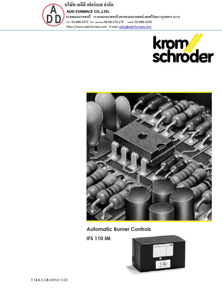 Ifs 110im Manual | PDF | Vacuum Tube | Electronics