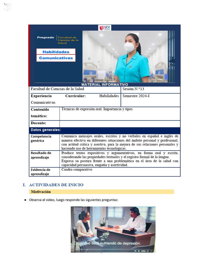 Guía Práctica S13 | PDF | Aprendizaje | Cognición