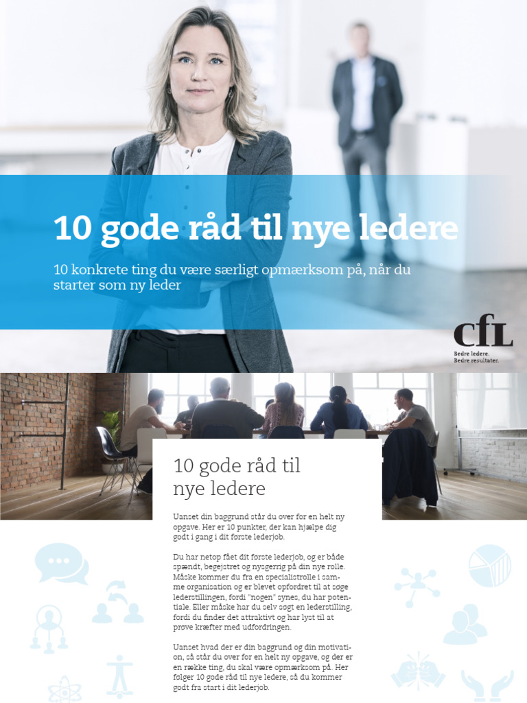 10 Gode Raad Til Nye Ledere K | PDF