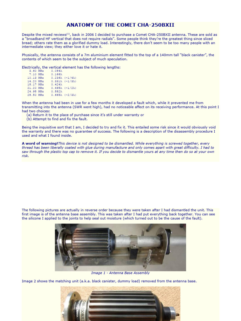 Comet Cha 250bxii | PDF | Screw | Electrical Engineering