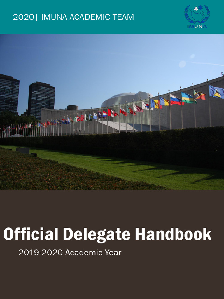 IMUNA Delegate Handbook V2 | PDF | Committee | Memorandum