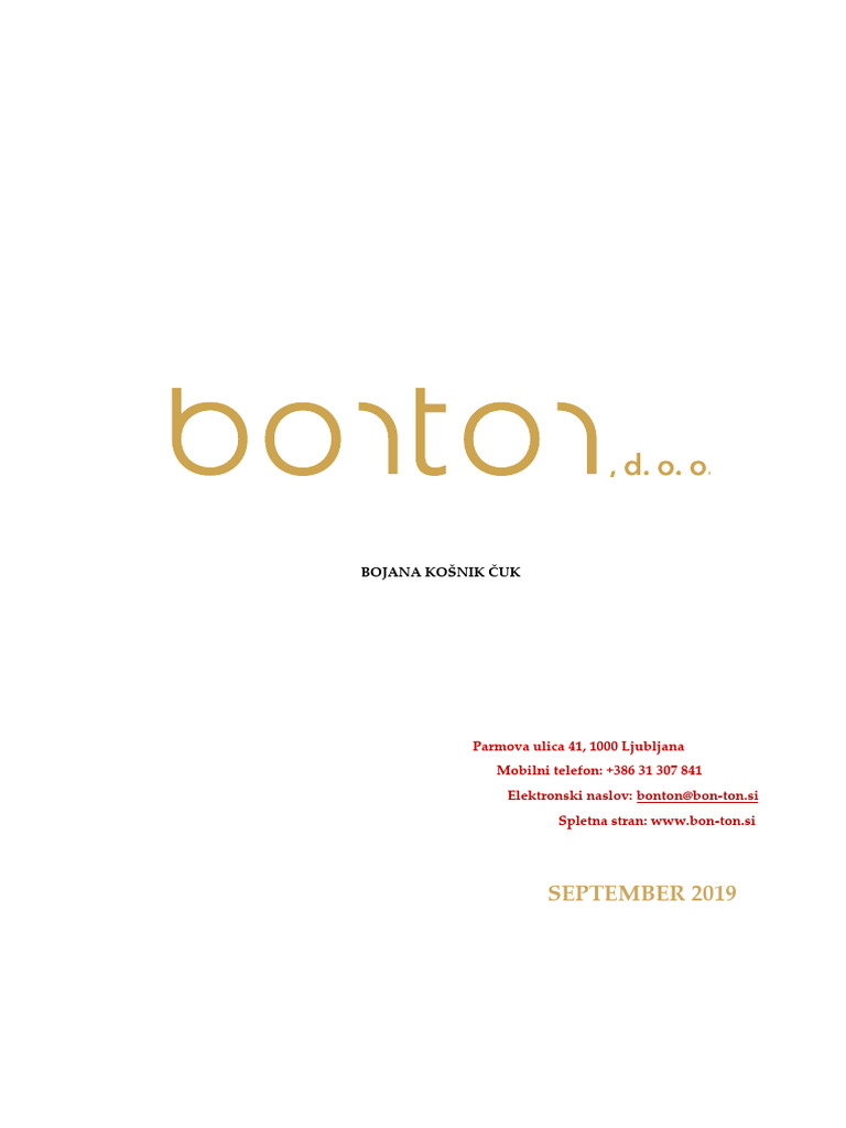 Bonton Gradivo BB Splošno 2019 Nebra | PDF