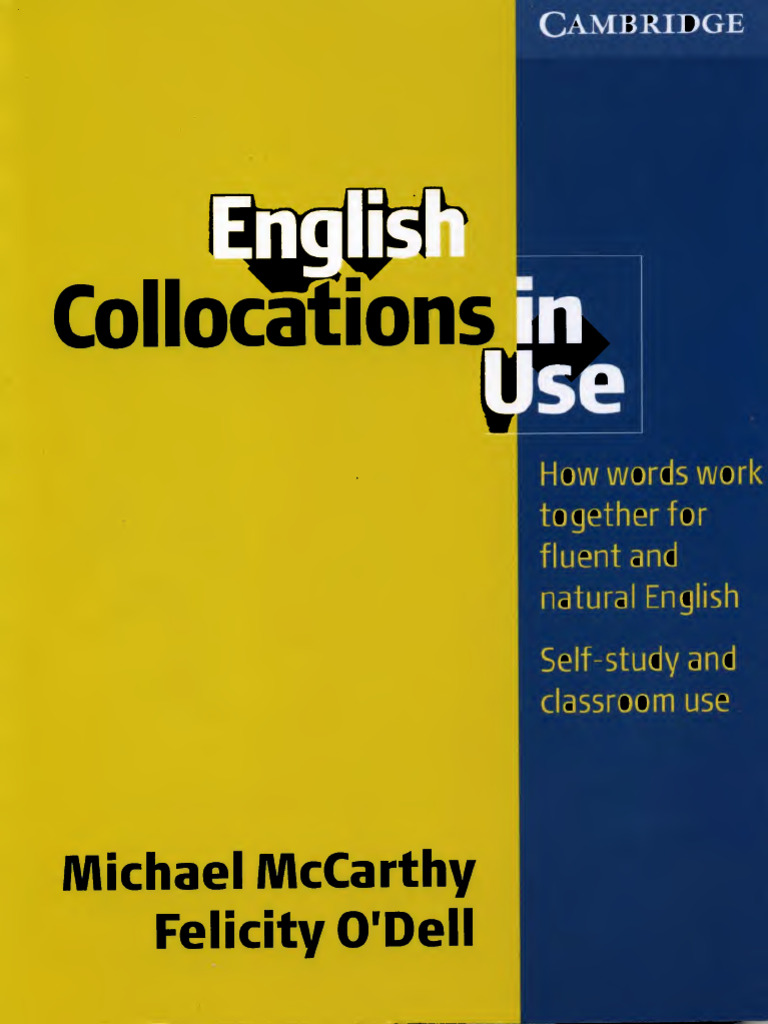 English Collocations in Use 1405952201 | PDF