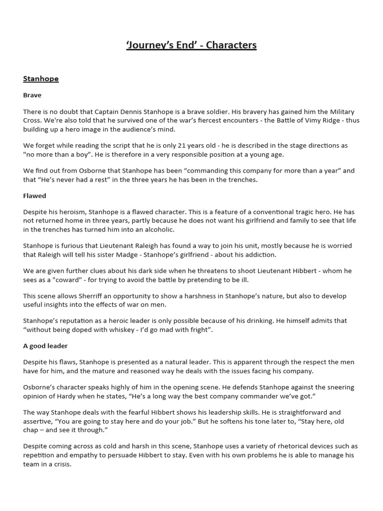 Character Summaries - GCSE Bitesize | PDF