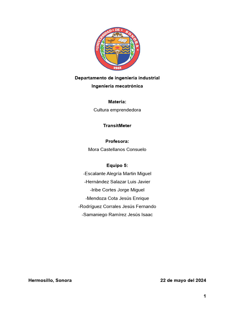 Proyecto - Equipo 5 | PDF | Transporte | Transporte público