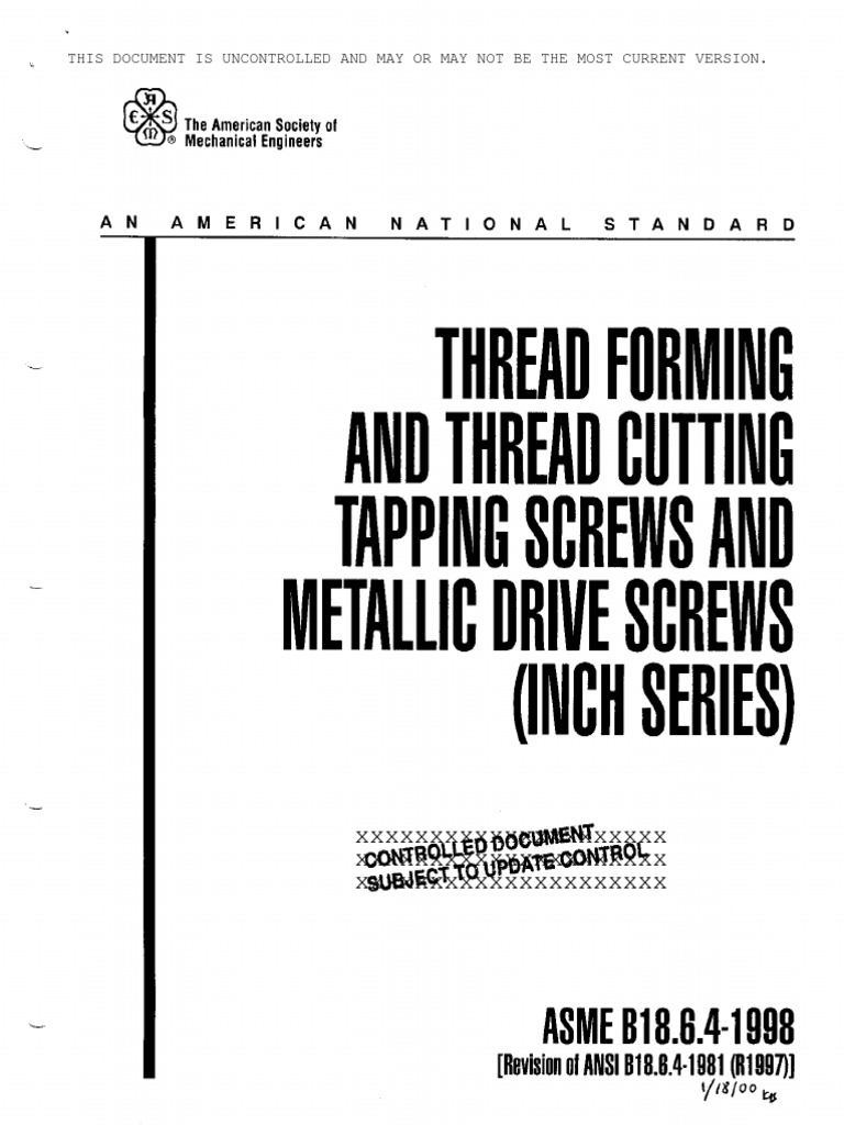 Uncontrolled Document Notice | PDF