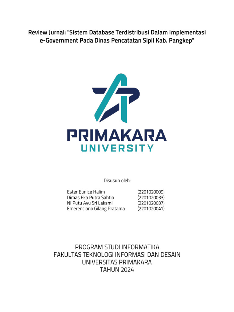 Dsi Tgs2 Ifpagi1Review Jurnal | PDF