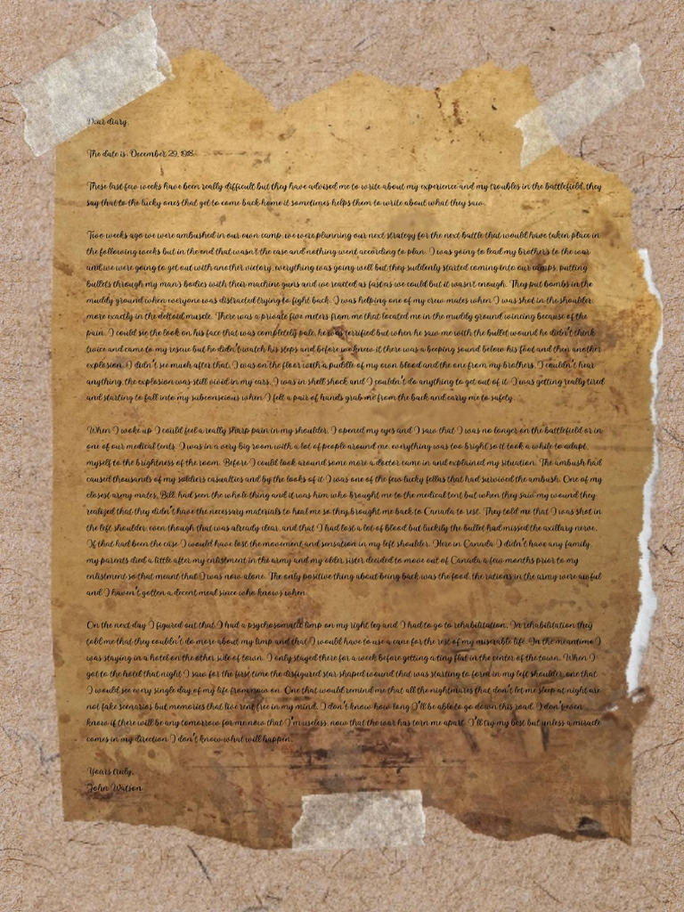 Diary Entry | PDF