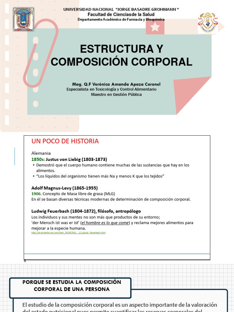 Clase 10 Estructura y Composicion | PDF | Índice de masa corporal | Obesidad