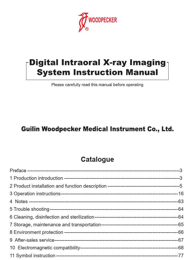 Digital Intraoral X-Ray Imaging System | PDF | Electromagnetic ...