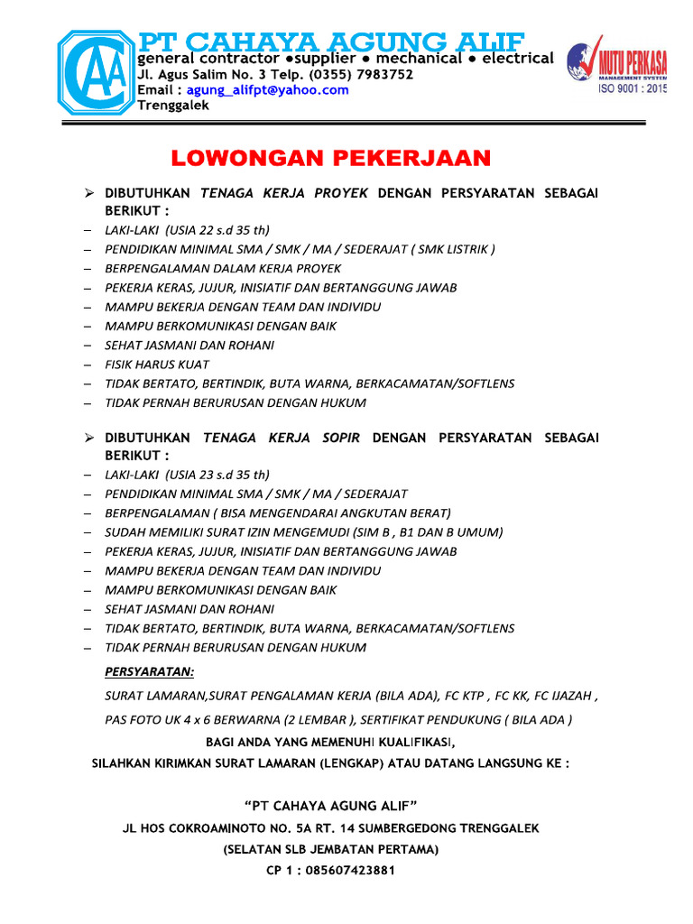 LOKER CAA Fix | PDF