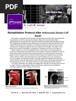MOON Post-Operative Rotator Cuff Repair Immediate Therapy Protocol ...