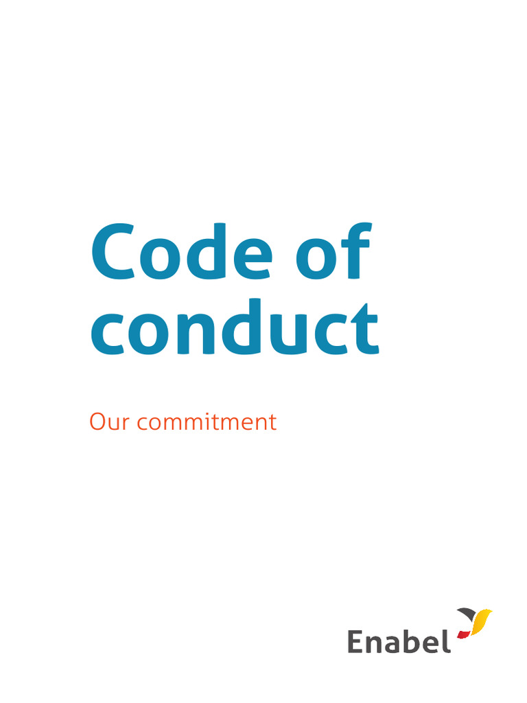 Enabels Code of Conduct | PDF | Discrimination | Information