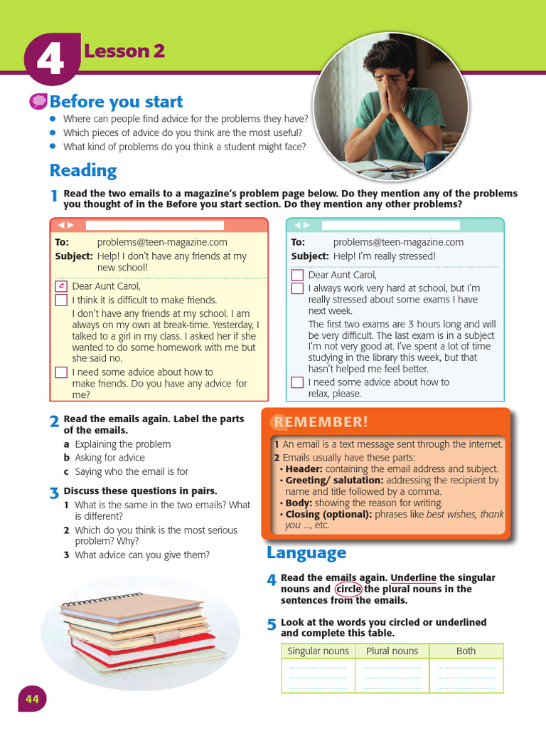Lesson 2: Before You Start | PDF | Plural | Noun