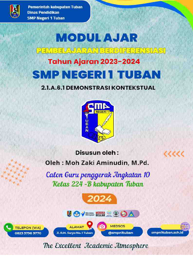 RPP - MODUL AJAR PEMBELAJARAN BERDIFERENSIASI MATERI UNSUR PUISI MOH ZAKI AMINUDIN - 11zon | PDF