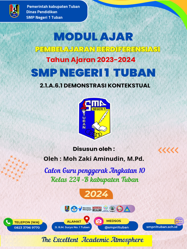 Biru Simpel Sampul Laporan Akhir Organisasi Dokumen A4 | PDF