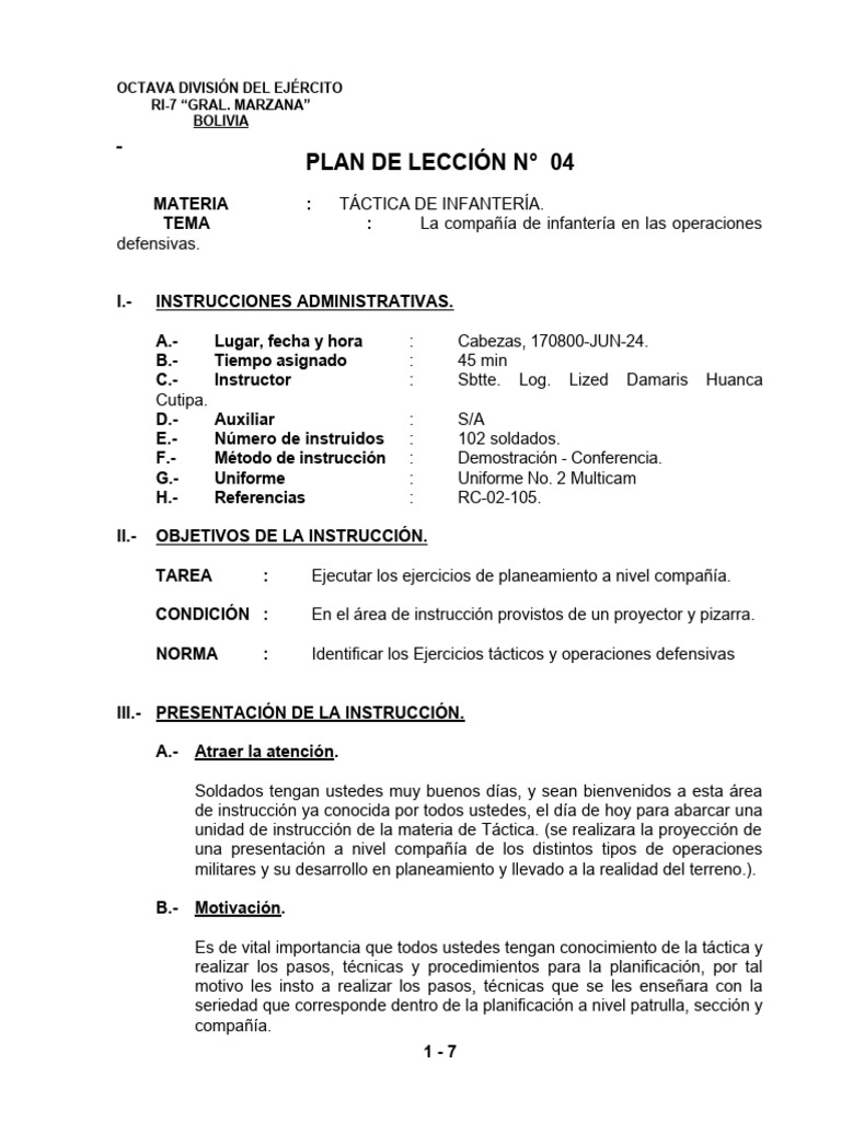 04 TAC - Defensiva (Fundamentos, Características, Tipos de Defensa ...