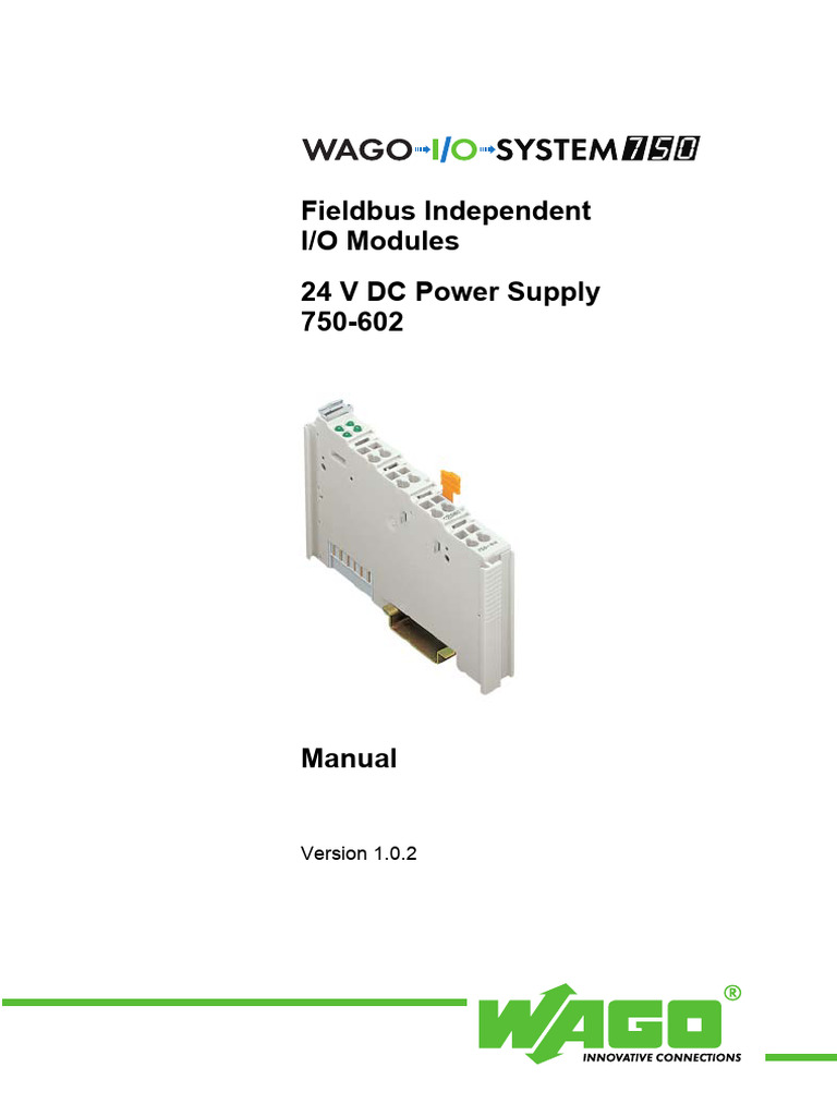 WAGO 750 602 en 2 | PDF | Electrostatic Discharge | Electrical Engineering