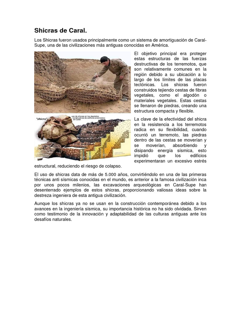 Shicras de Caral | PDF