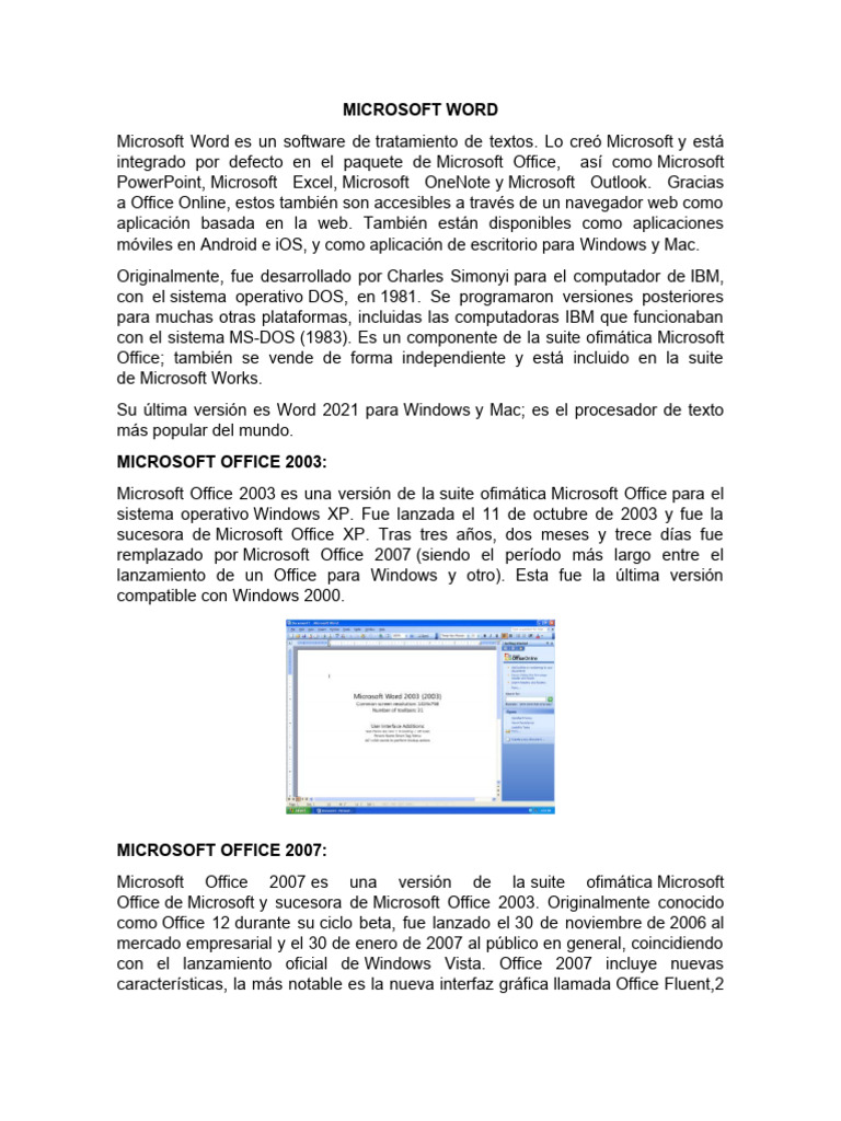 Microsoft Word | PDF | Microsoft Office | Microsoft