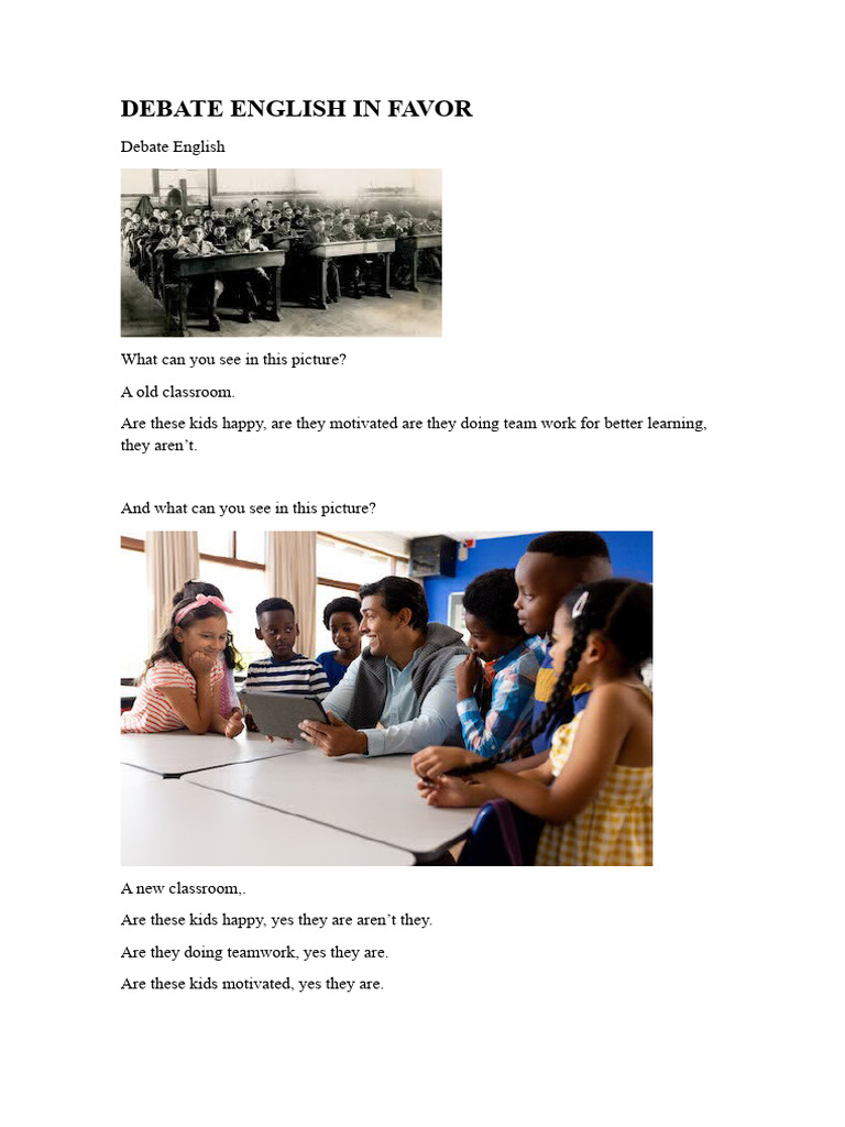 Debate English in Favor | PDF | Learning | Social Psychology