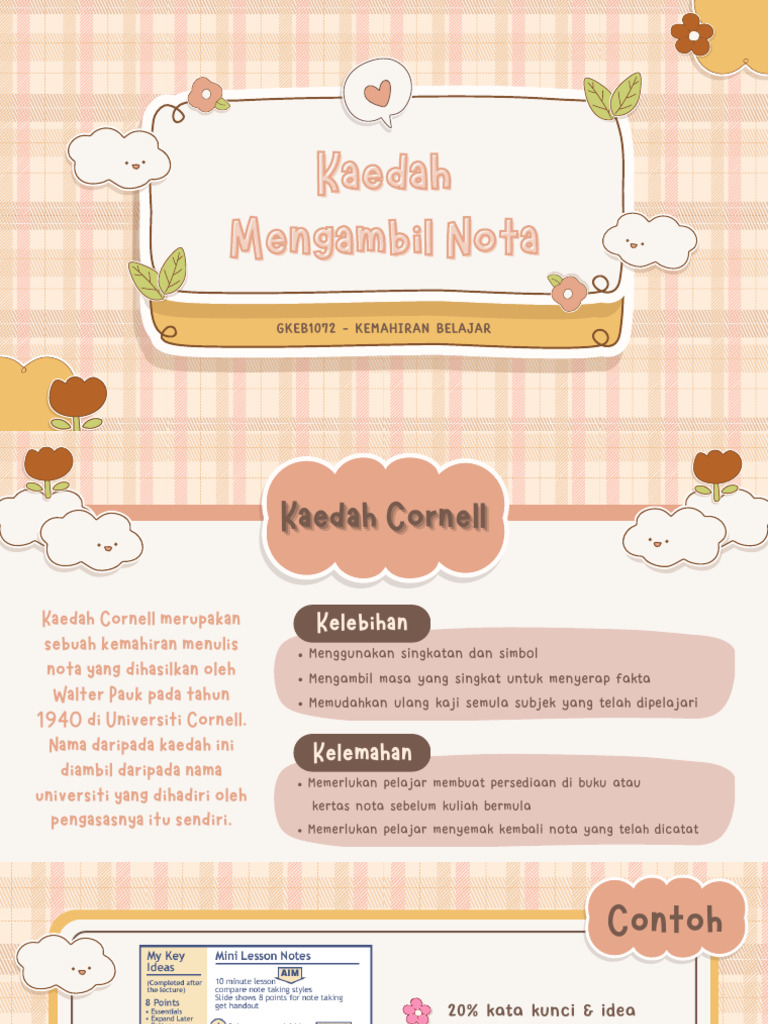 Kaedah Mengambil Nota | PDF