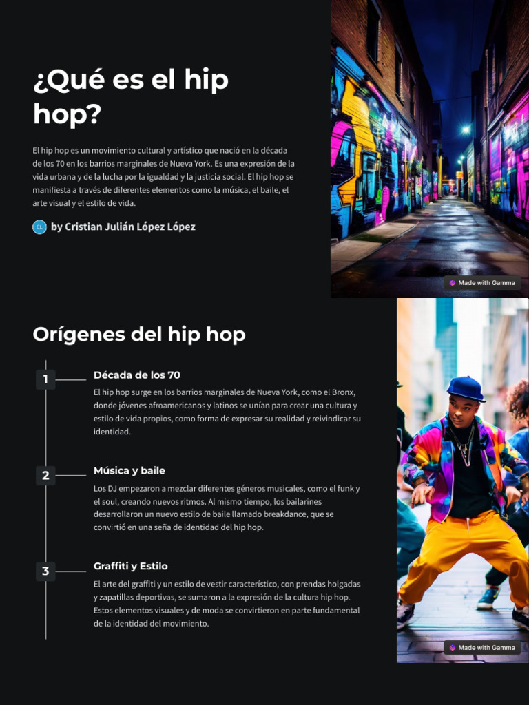 Que Es El Hip Hop | PDF | Música hip-hop | Disc jockey