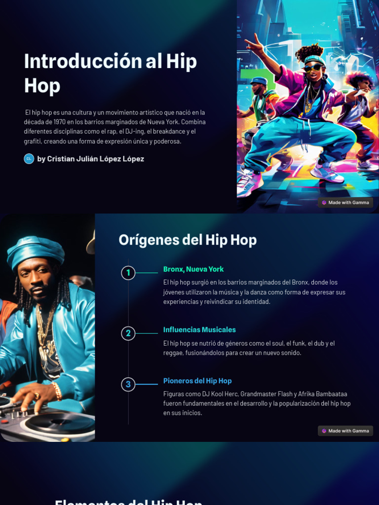 Introduccion Al Hip Hop 1 | PDF | Música hip-hop | English Language Music