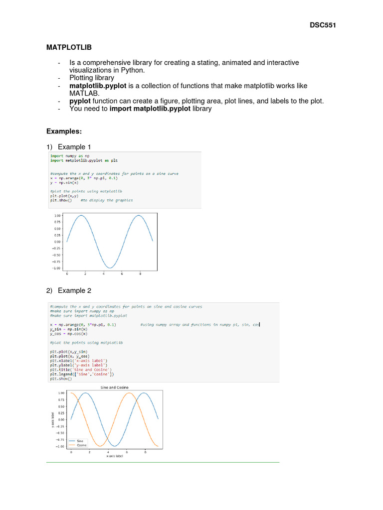 (9b) MATPLOTLIB | PDF
