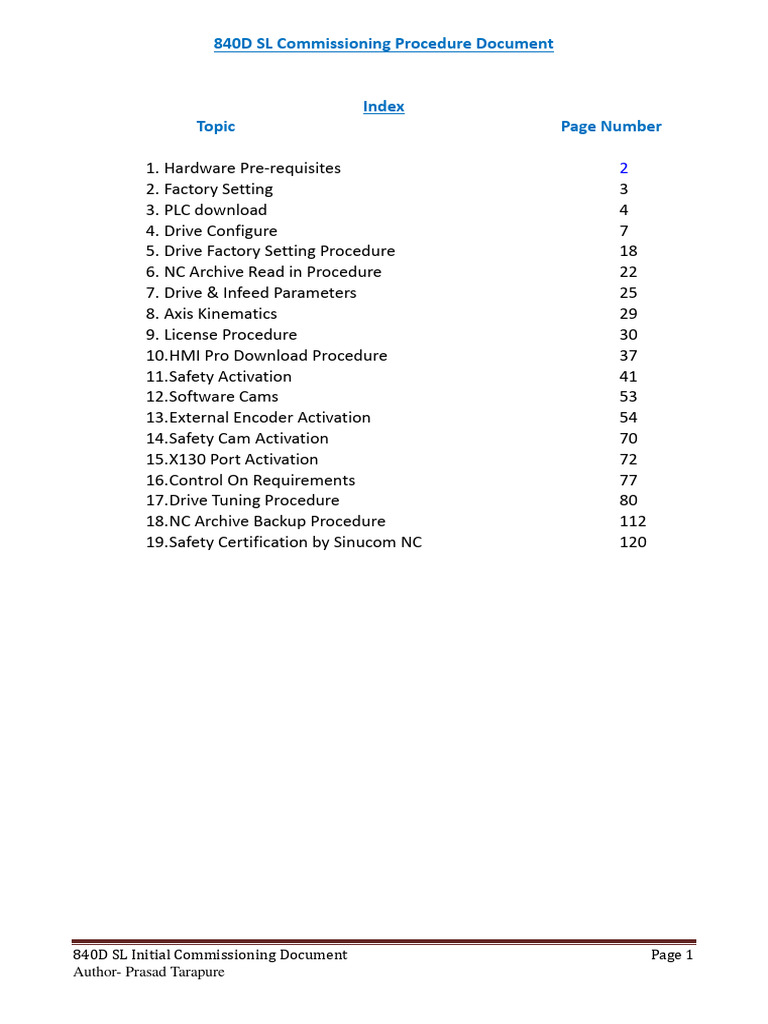 840dsl Initial Commissioning | PDF | Programmable Logic Controller | Computer Science