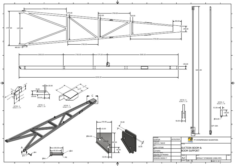 Suction Boom & Support Specifications | PDF