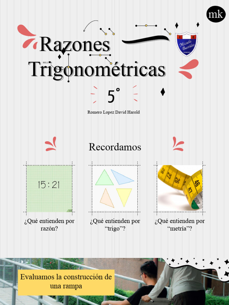 Razones | PDF | Trigonometría | Funciones trigonométricas