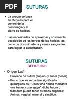CUADRO SUTURAS (Absorbibles y No Absorbibles) | PDF