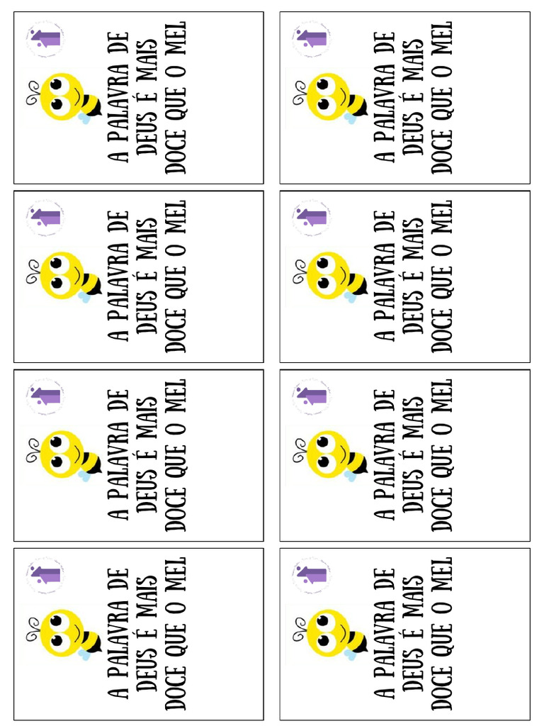 A Palavra de Deus É Mais Doce Que o MEL | PDF