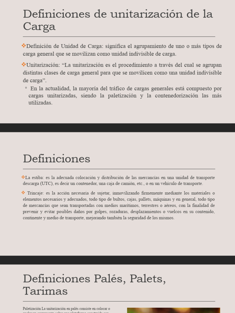 Unitarización de La Carga | PDF | Paleta