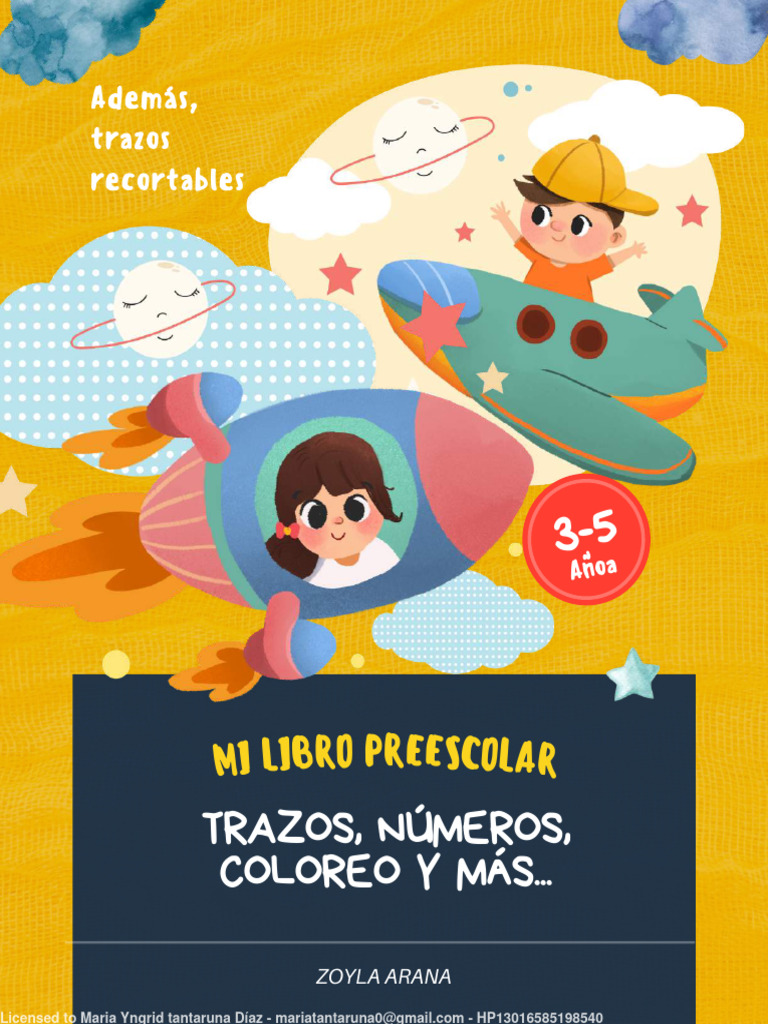 4. LIBRO PREESCOLAR TRAZOS, COLOREO Y MÁS (3-5) | PDF