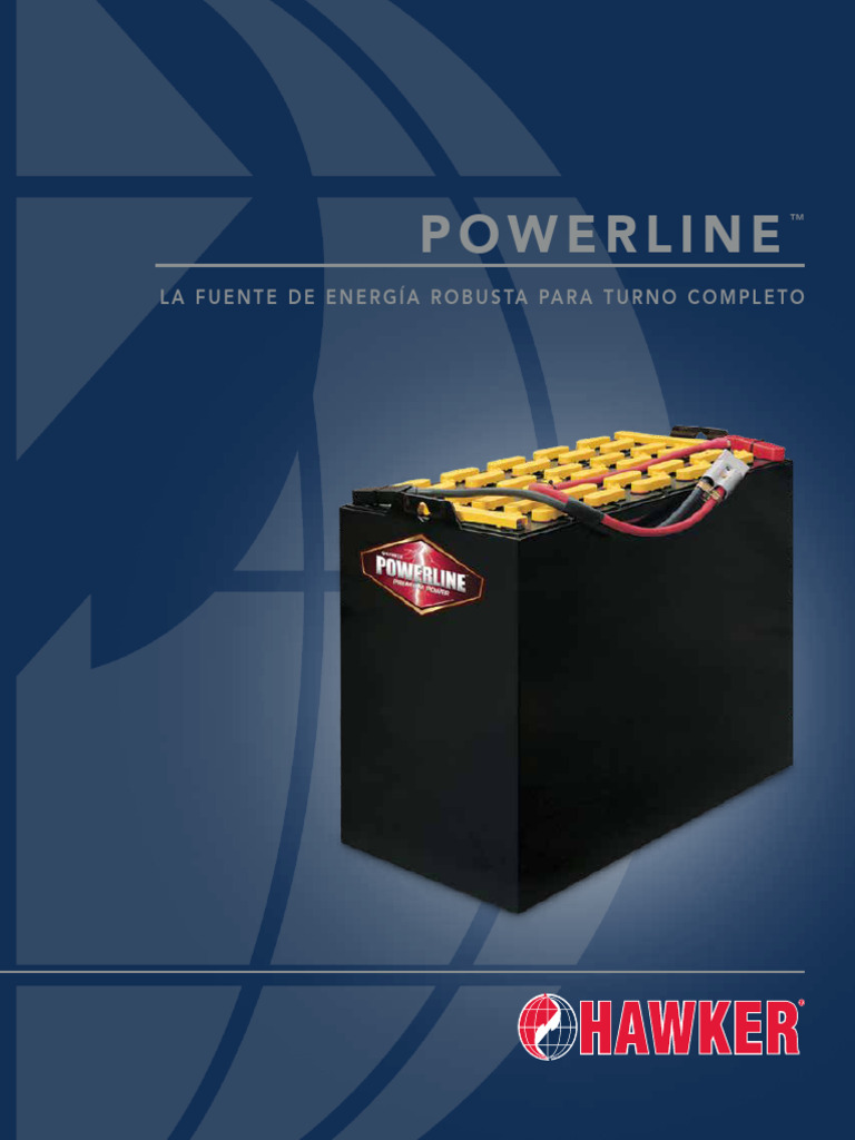 Baterías HAWKER POWERLINE™ Eficientes | PDF | Cargador de batería ...