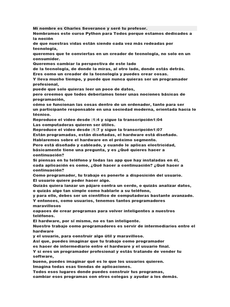 Python Semana 1 y 2 | PDF | Almacenamiento de datos de la computadora | Hardware de la computadora