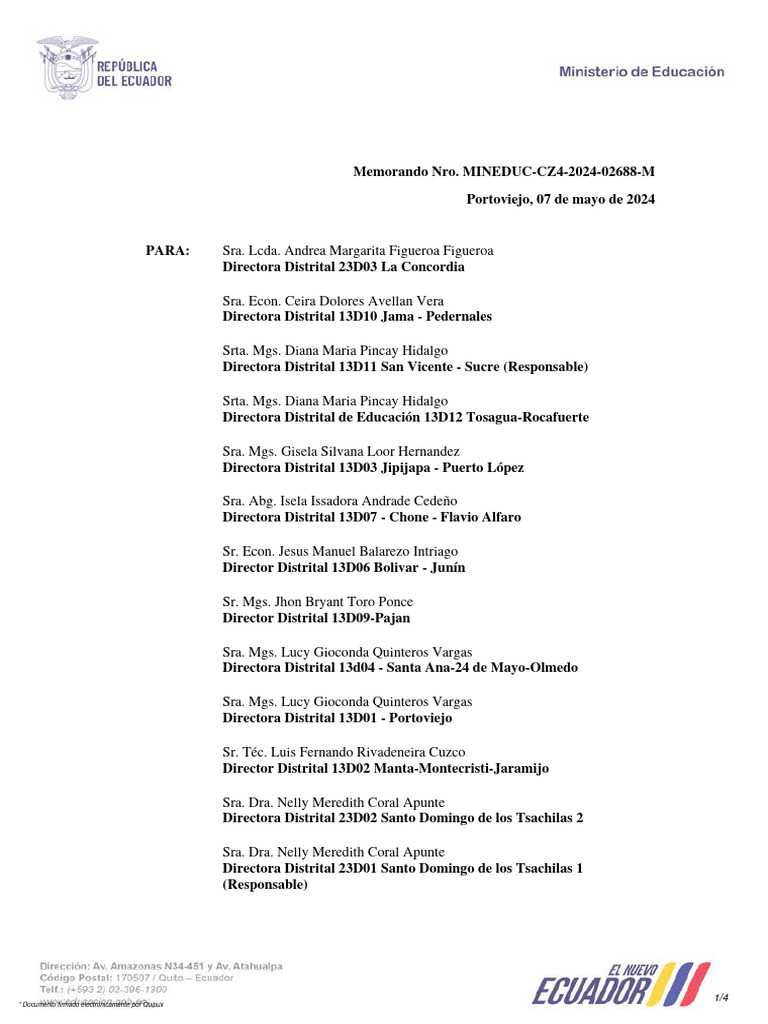 Mineduc CZ4 2024 02688 M | PDF